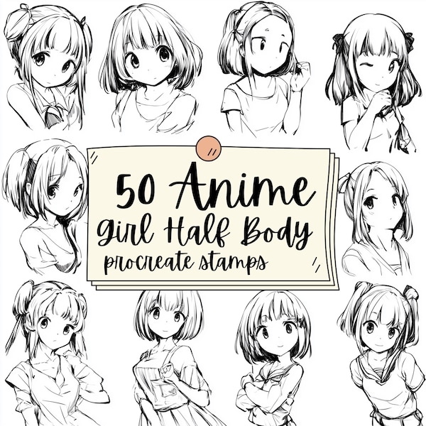 Anime Body Template - Etsy