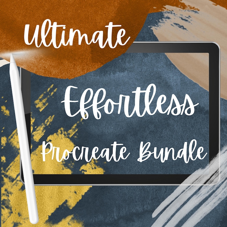 Ultimate Effortless Procreate Bundle. Procreate Brushes for - Etsy