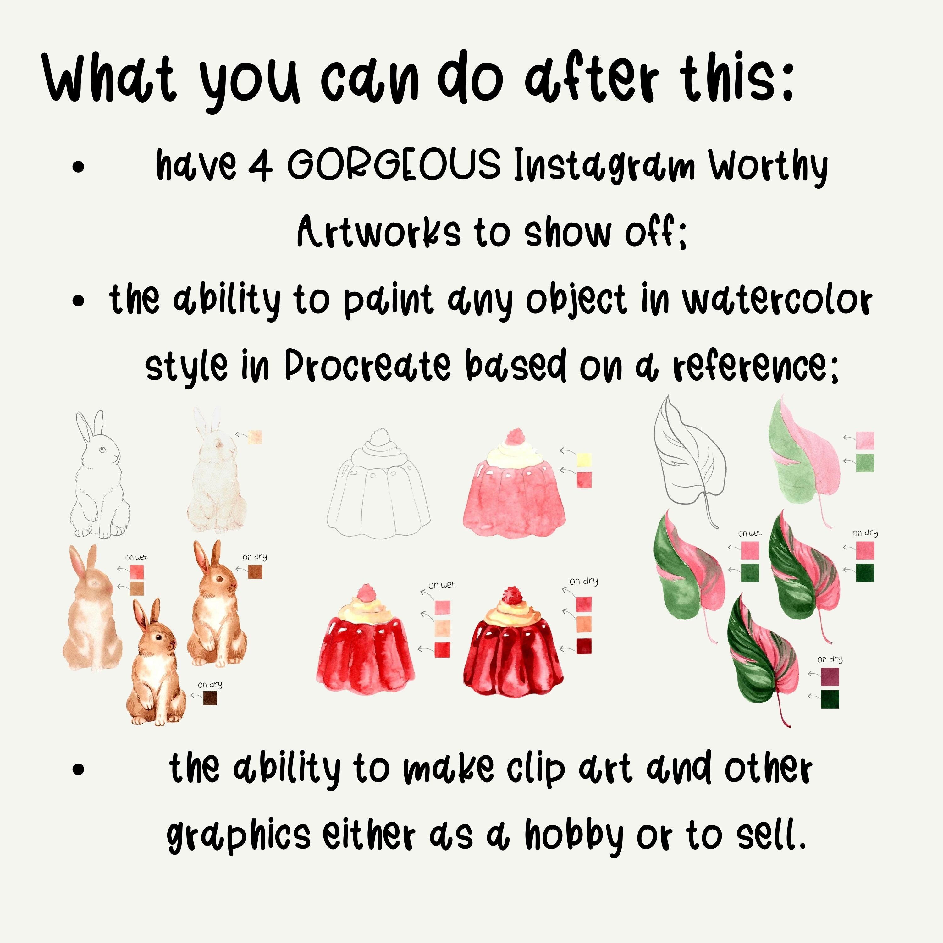 Beginners' Procreate Watercolor Class: Step by Step Guide - Etsy