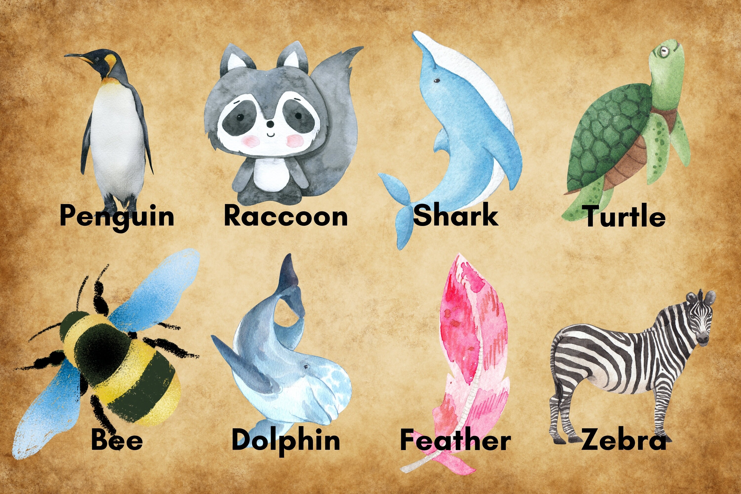 2000 Procreate Animal Bundle: Watercolor and Cutout Horse - Etsy