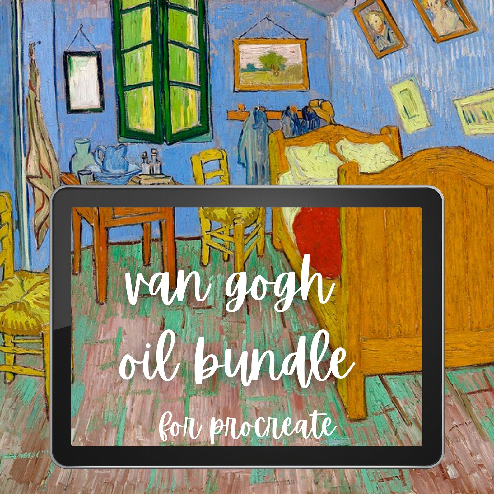 Vincent Van Gogh Oil Brush Bundle for Procreate. Realistic Oil - Etsy