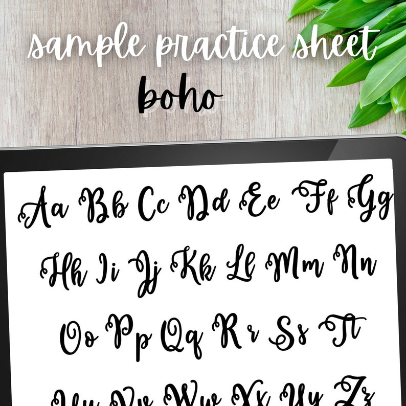 Ultimate Hand Lettering Practice Guide Procreate Bundle: Lettering ...