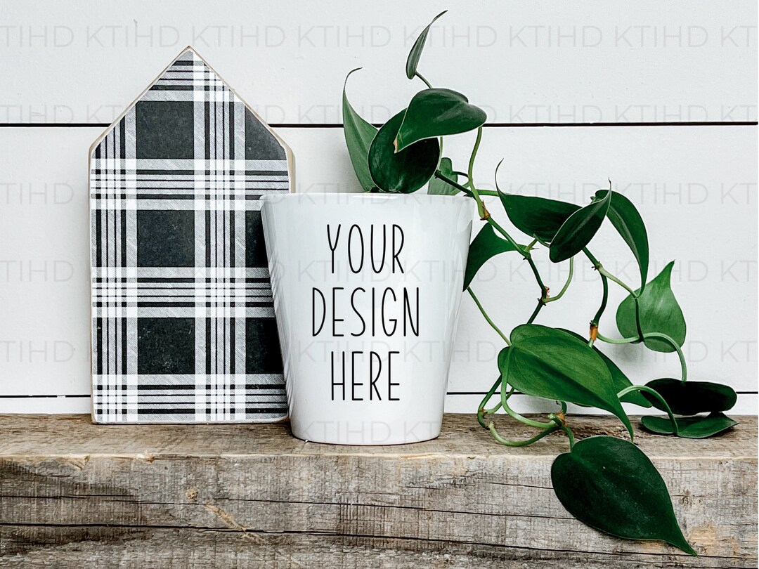 Planter Mockup Plant Pot Sublimation Mock-up Sublimation JPEG and PNG ...