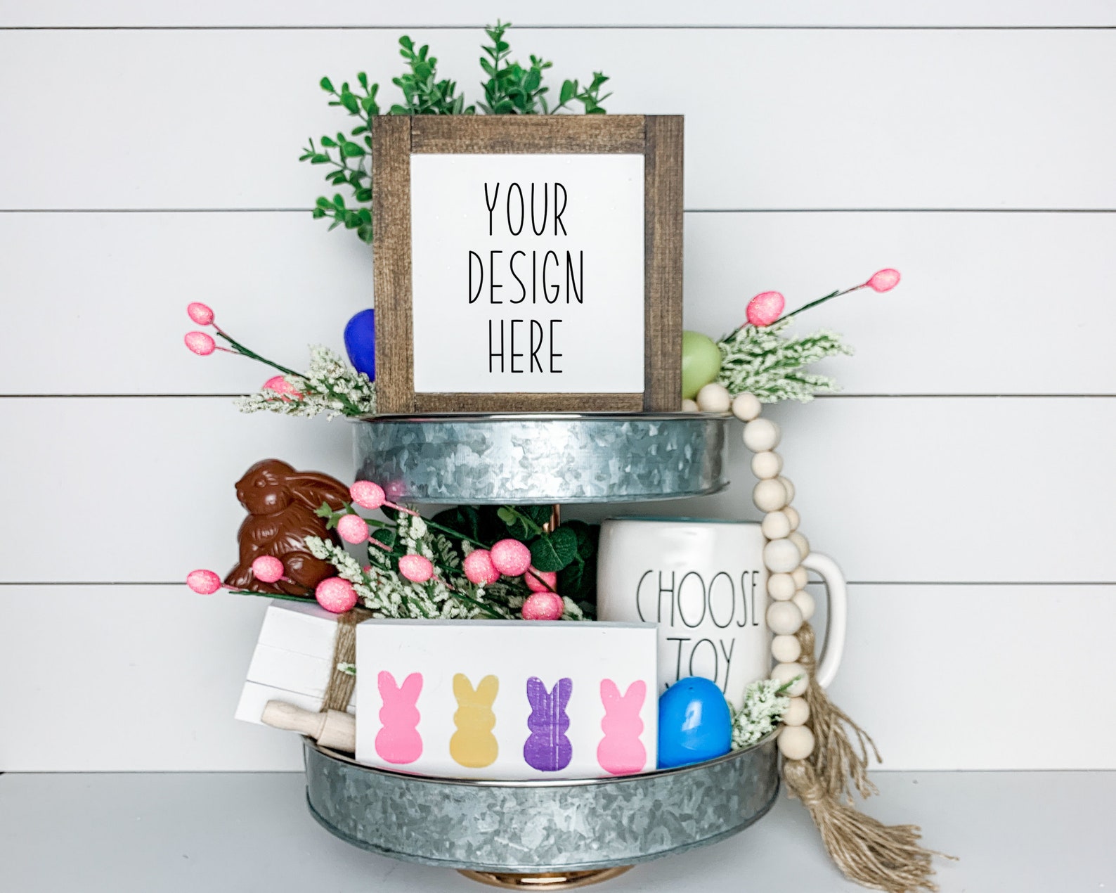 Tiered Tray Mockup Easter Mock up Sign Mockup Stock - Etsy Canada