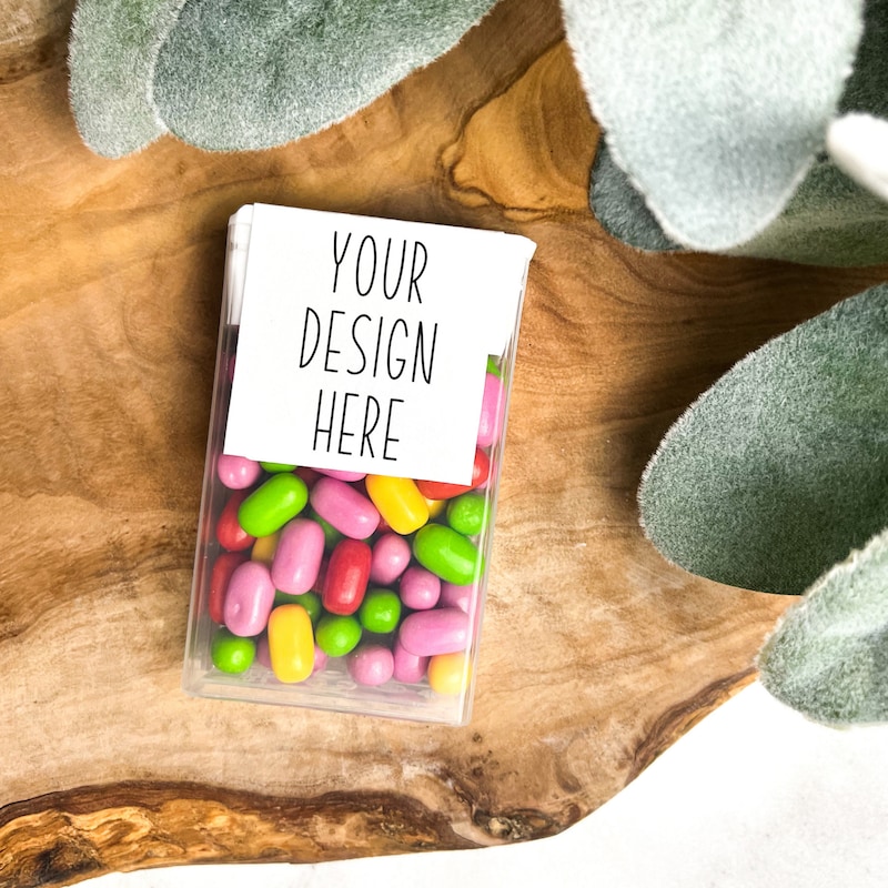 Tic Tac Label - Etsy