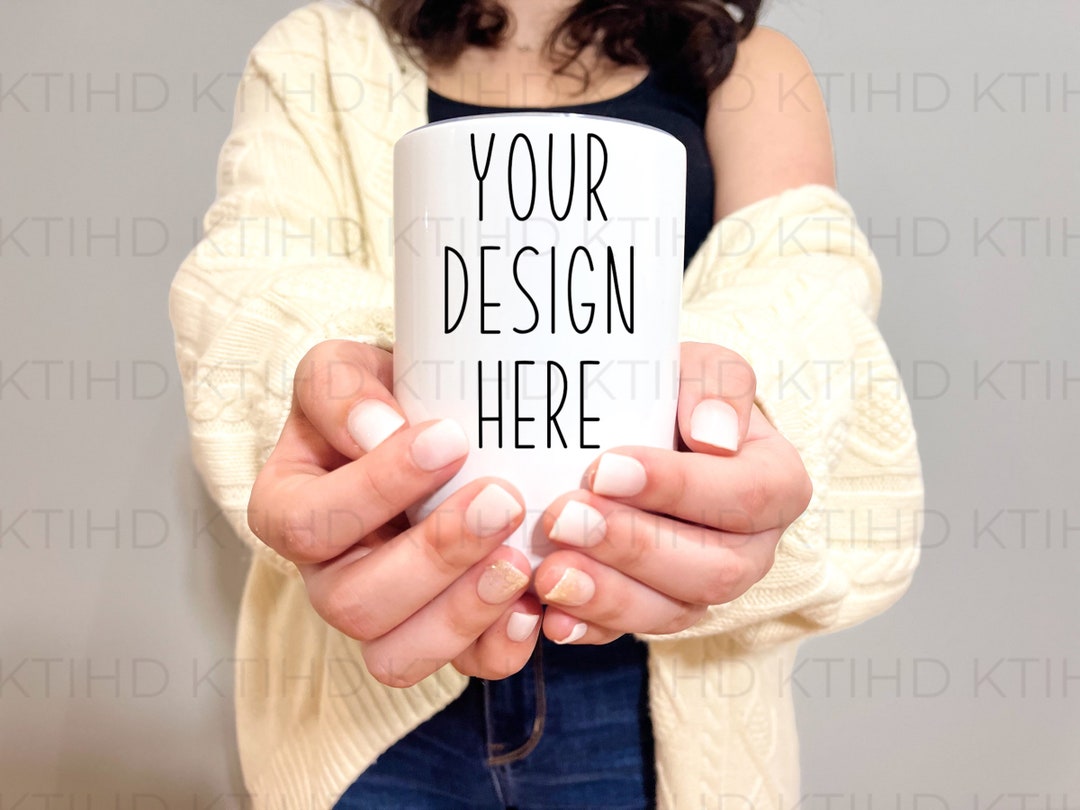 Skinny Wine Mockup| 12 Oz White Wine Glass Mockup | Outdoor Tumbler ...