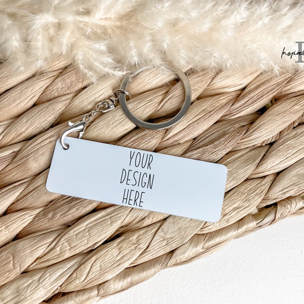Sublimation Rectangle Keychain Template - Etsy