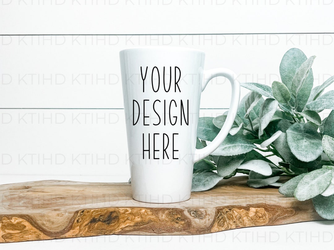 Latte Mug Mockup 17 Oz Mug Mockup Farmhouse Mockup Styled Mug