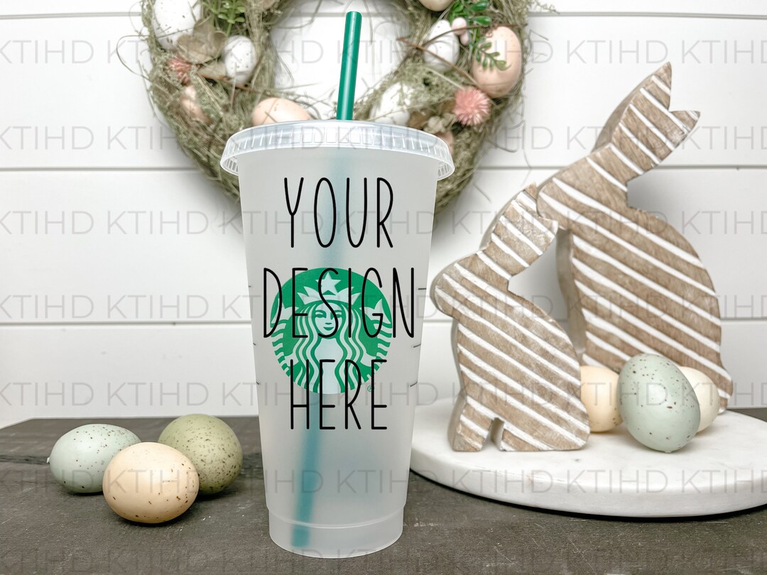 Easter Bunny Cold Cup Mockup: 24 Oz Venti, JPEG & PNG Files - Etsy