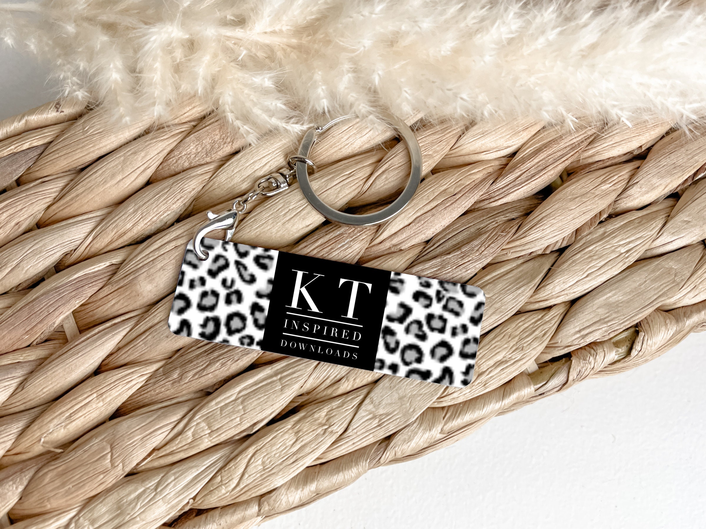 Sublimation Keychain Mockup JPEG and PNG Skinny Rectangle | Etsy