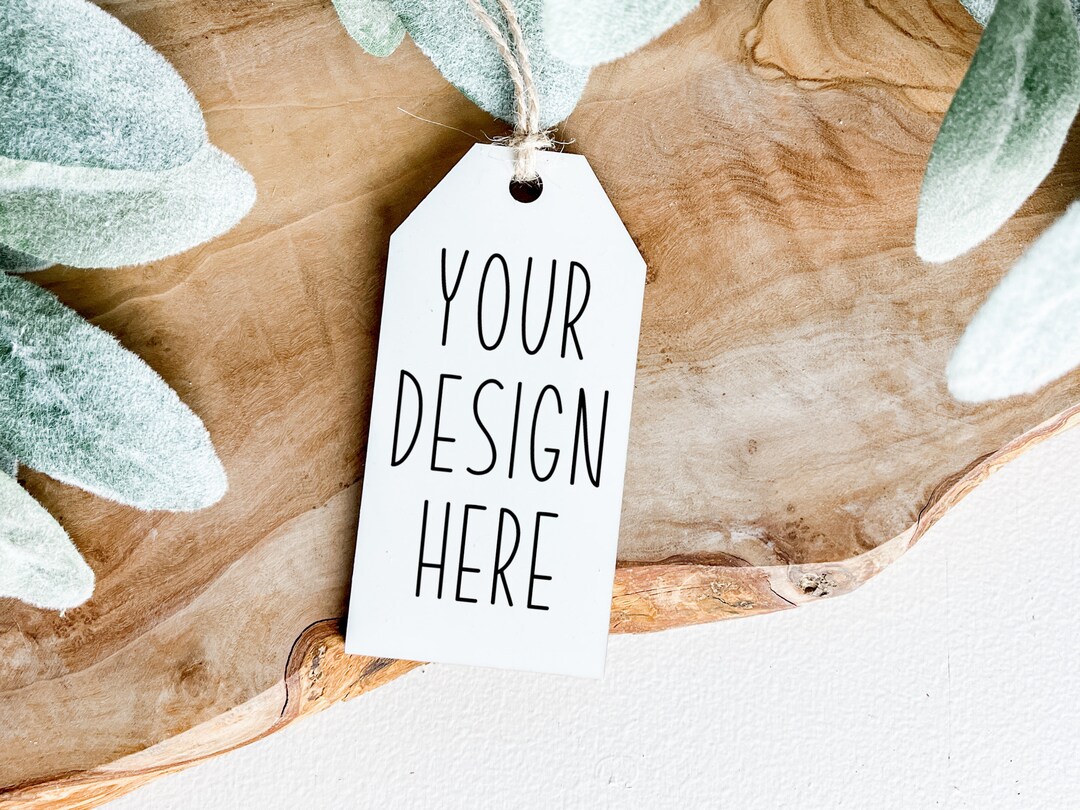 Farmhouse Gift Tag Mockup: JPEG & PNG (digital Download) - Etsy