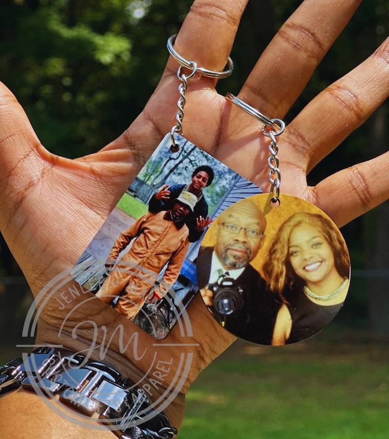 Personalized Keychain | Double Sided Photo Key Chain | Custom Key Chain ...