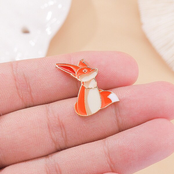 Fox Enamel Pin - Etsy