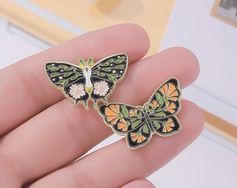 Enamel Butterfly Pin - Etsy