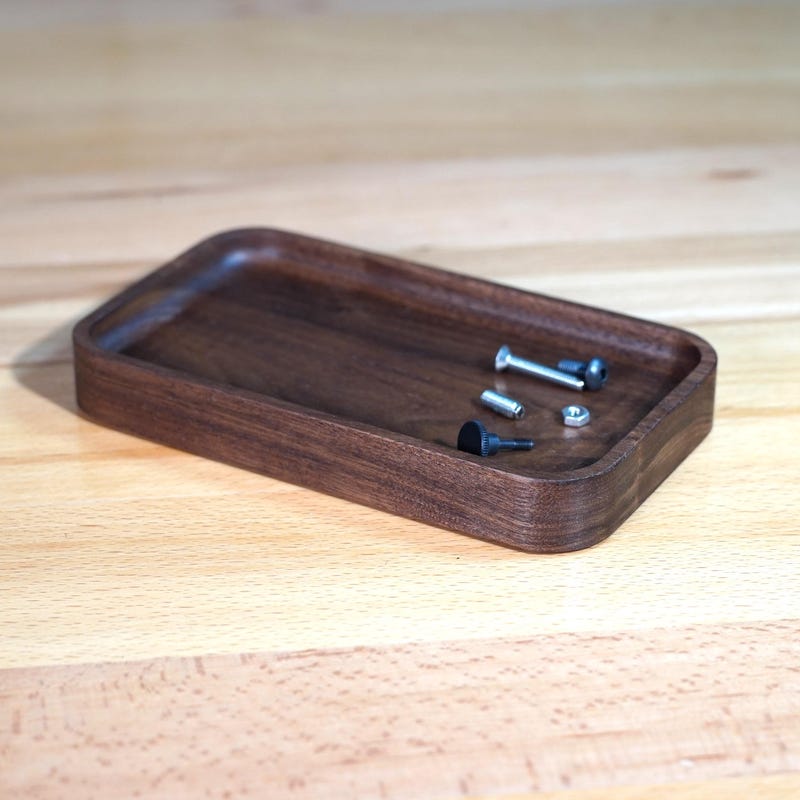 Walnut Valet Box - Etsy