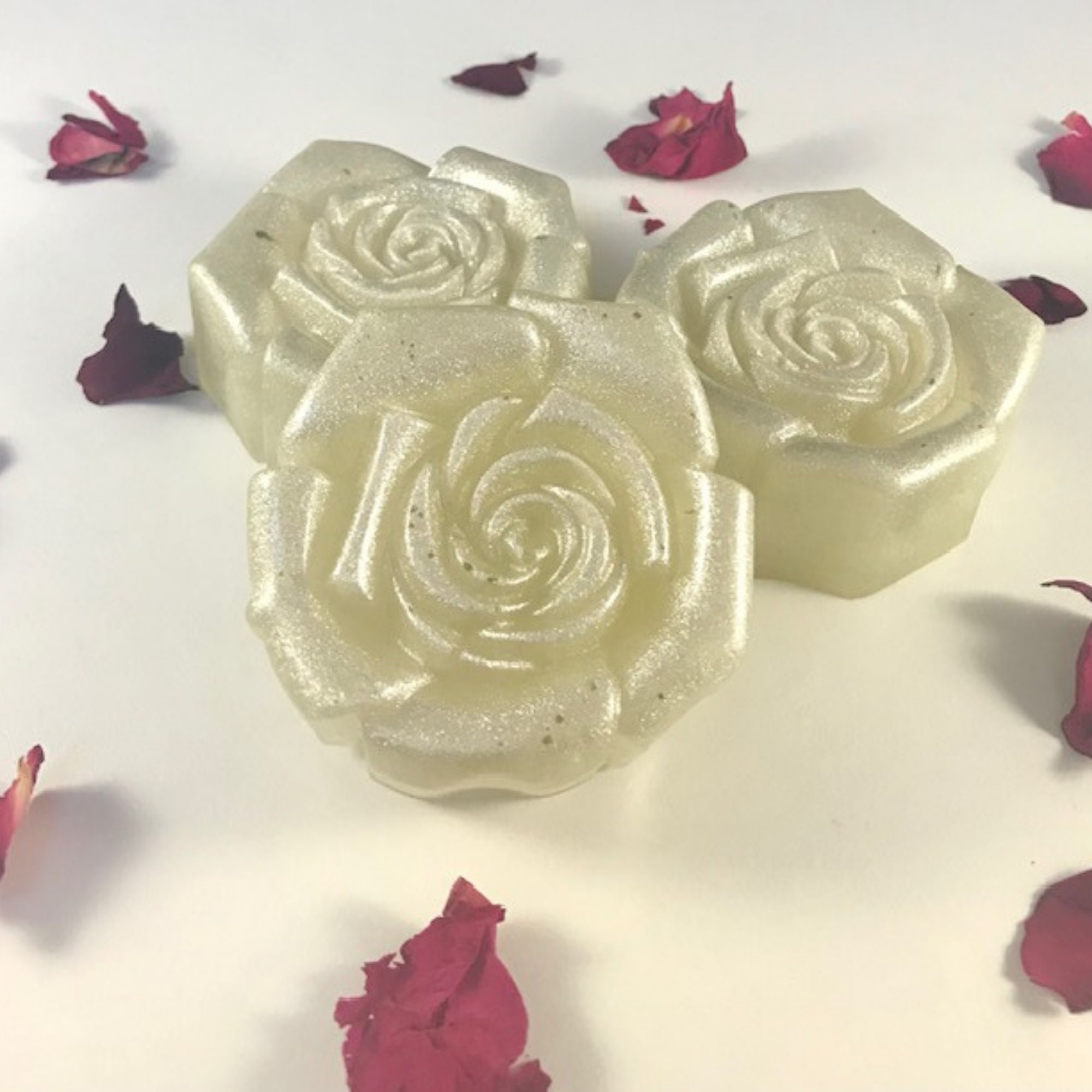 Sparkling Rose Soap Bar | Handmade Soap - Etsy UK