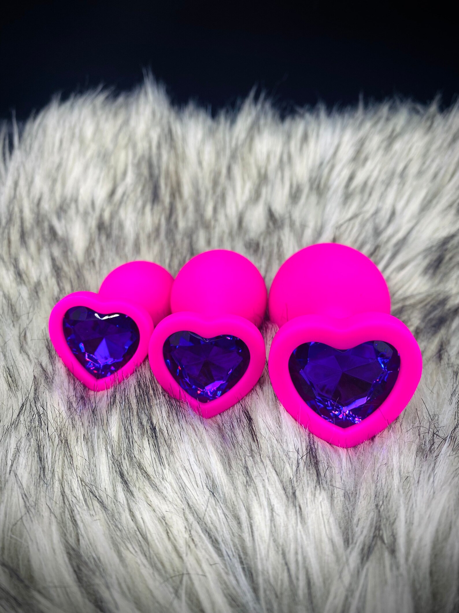 Tapón Anal De Silicona Rosa Tapón Trasero Con Gema Extraíble Etsy