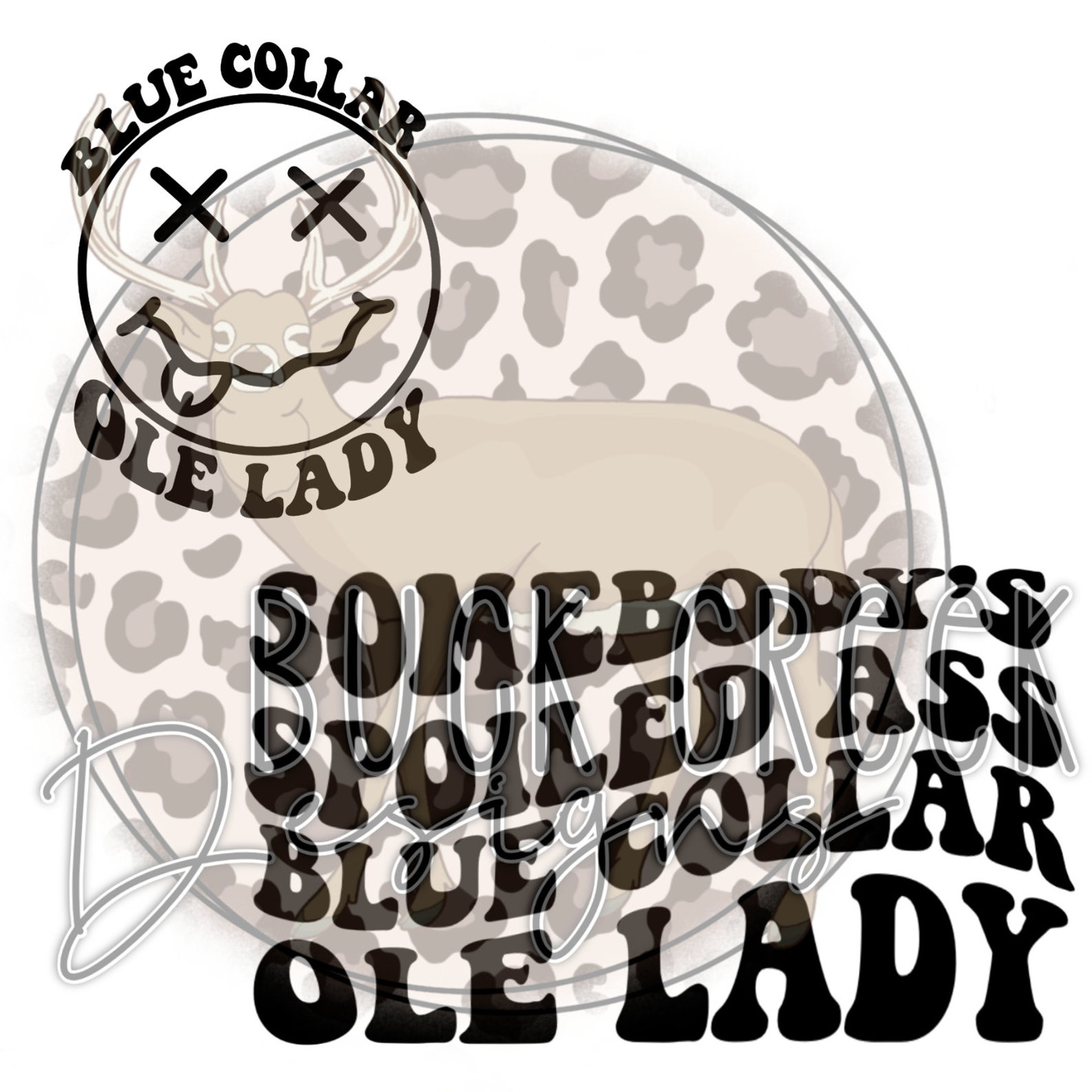 Somebody’s Spoiled Ass Blue Collar Ole Lady | SVG | Wavy Text ...