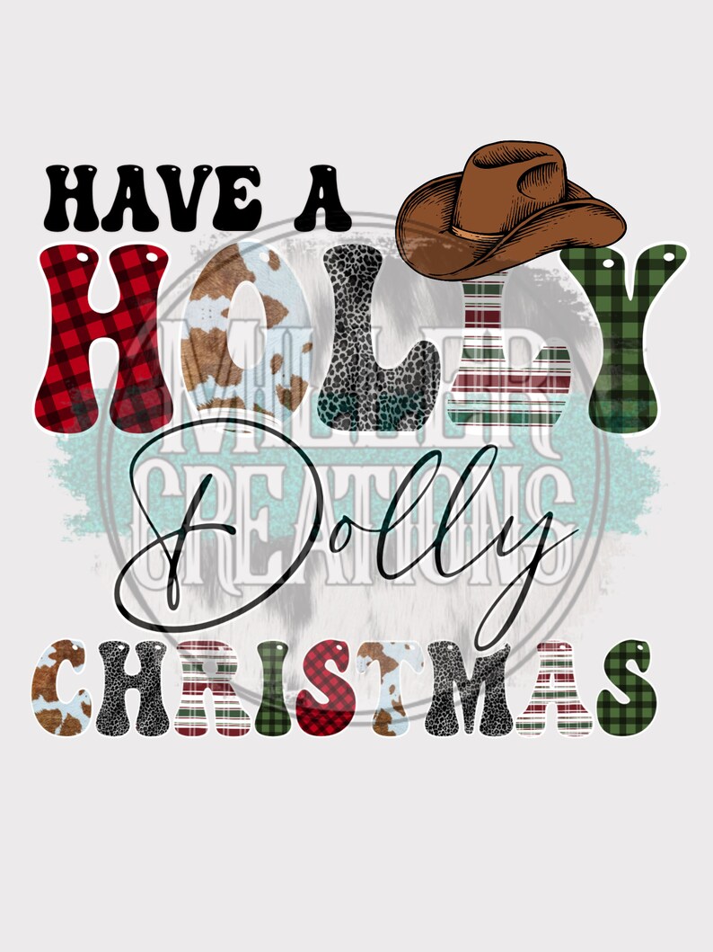 Holly Dolly Christmas PNG, Sublimation, Digital Design, Christmas ...