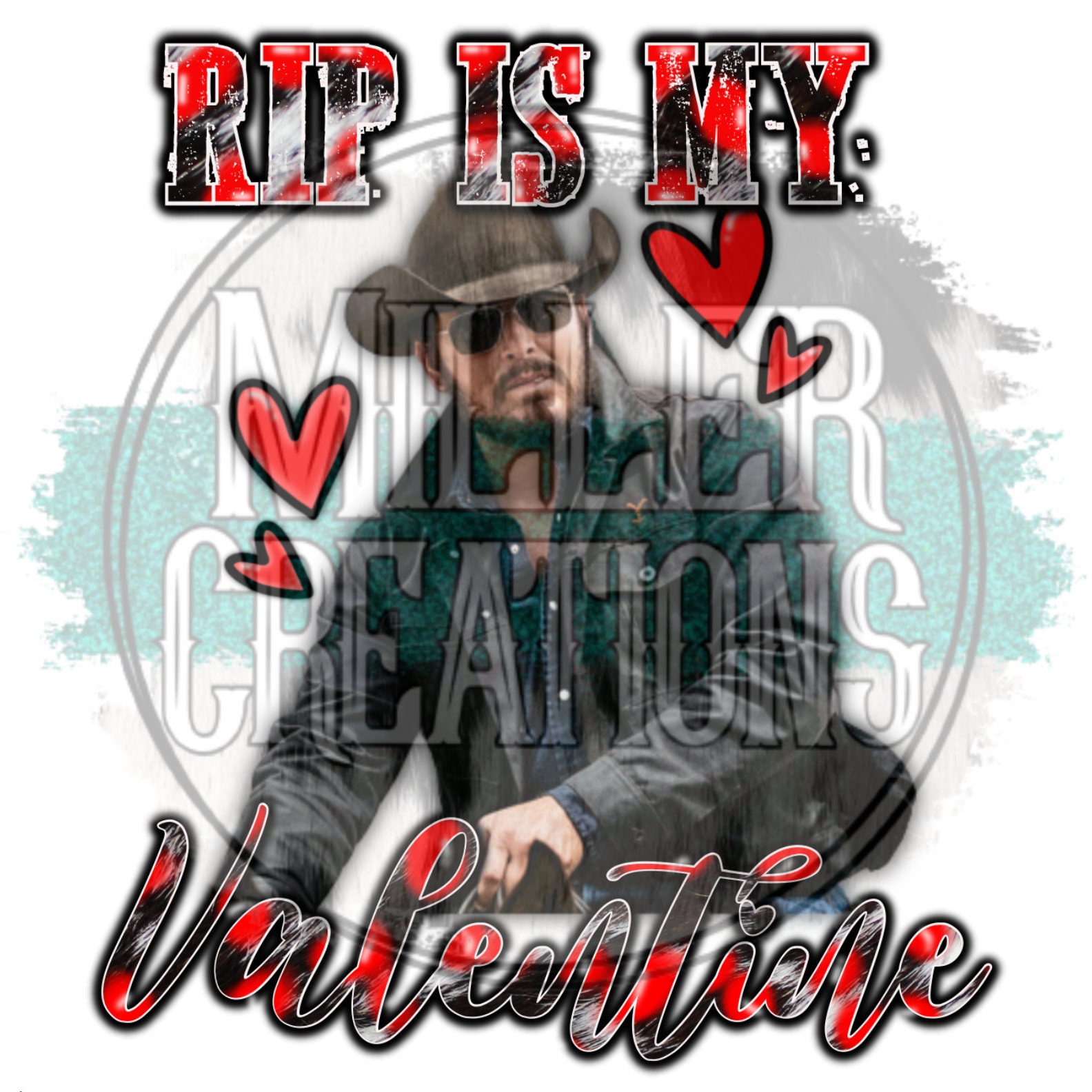 Rip is My Valentine PNG Sublimation - Etsy