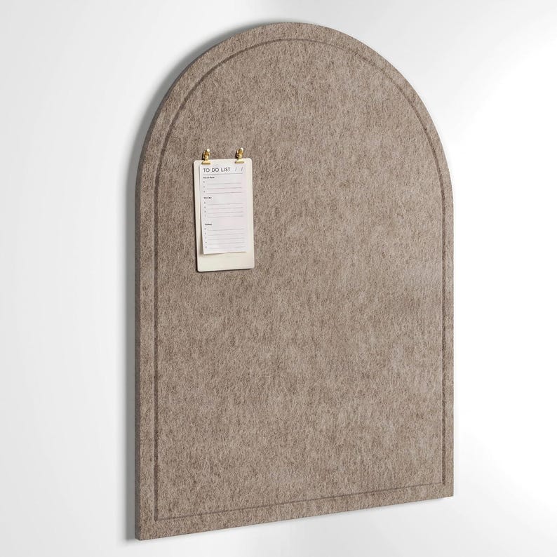 Orelle Arch Felt Bulletin Board | Foldable Peel and Stick Felt Board ...