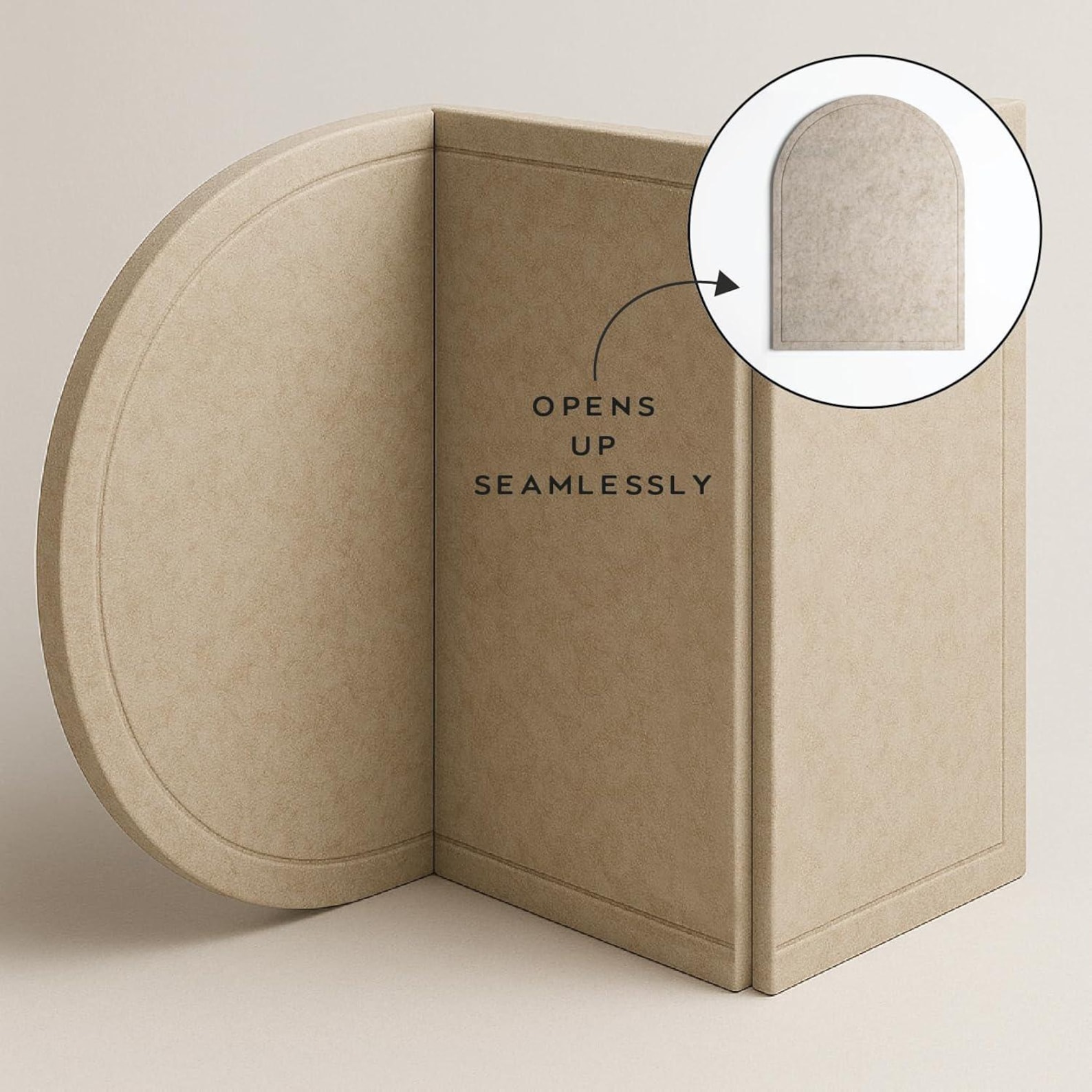 Orelle Arch Felt Bulletin Board | Foldable Peel and Stick Felt Board ...