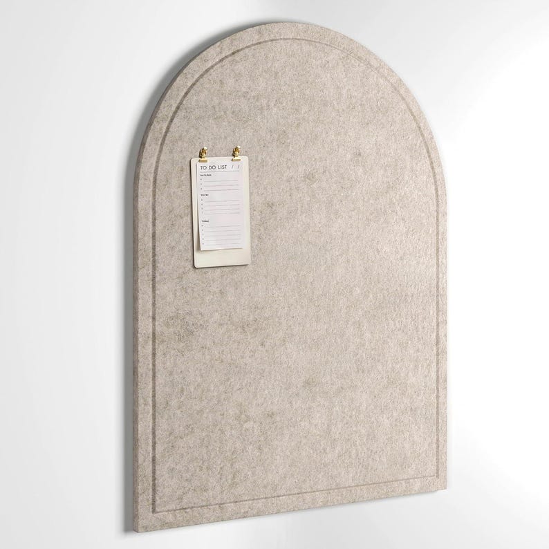 Orelle Arch Felt Bulletin Board | Foldable Peel and Stick Felt Board ...