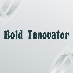 Bold Innovator Font, Unique,unique Font - Etsy