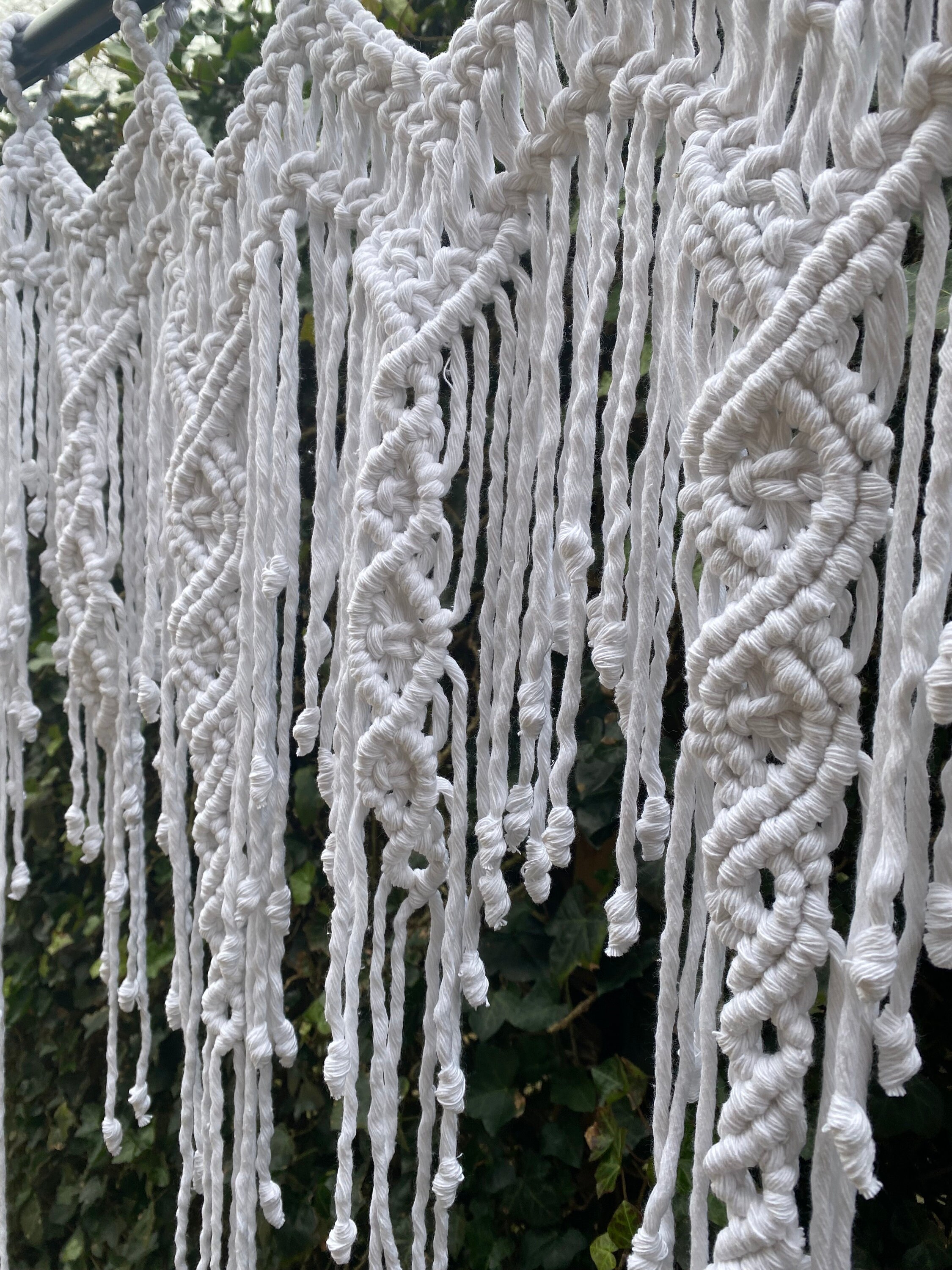 Macrame Wedding Arch Boho Wedding Backdrop Macrame Ceremony Arch - Etsy