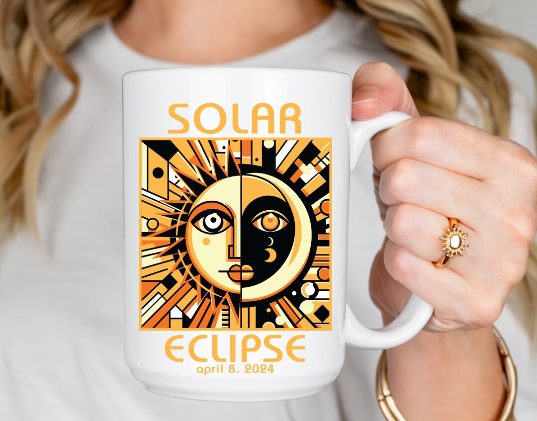 2024 Solar Eclipse Mug, Sun Moon Eclipse Coffee Cup, Eclipse Enthusiast ...