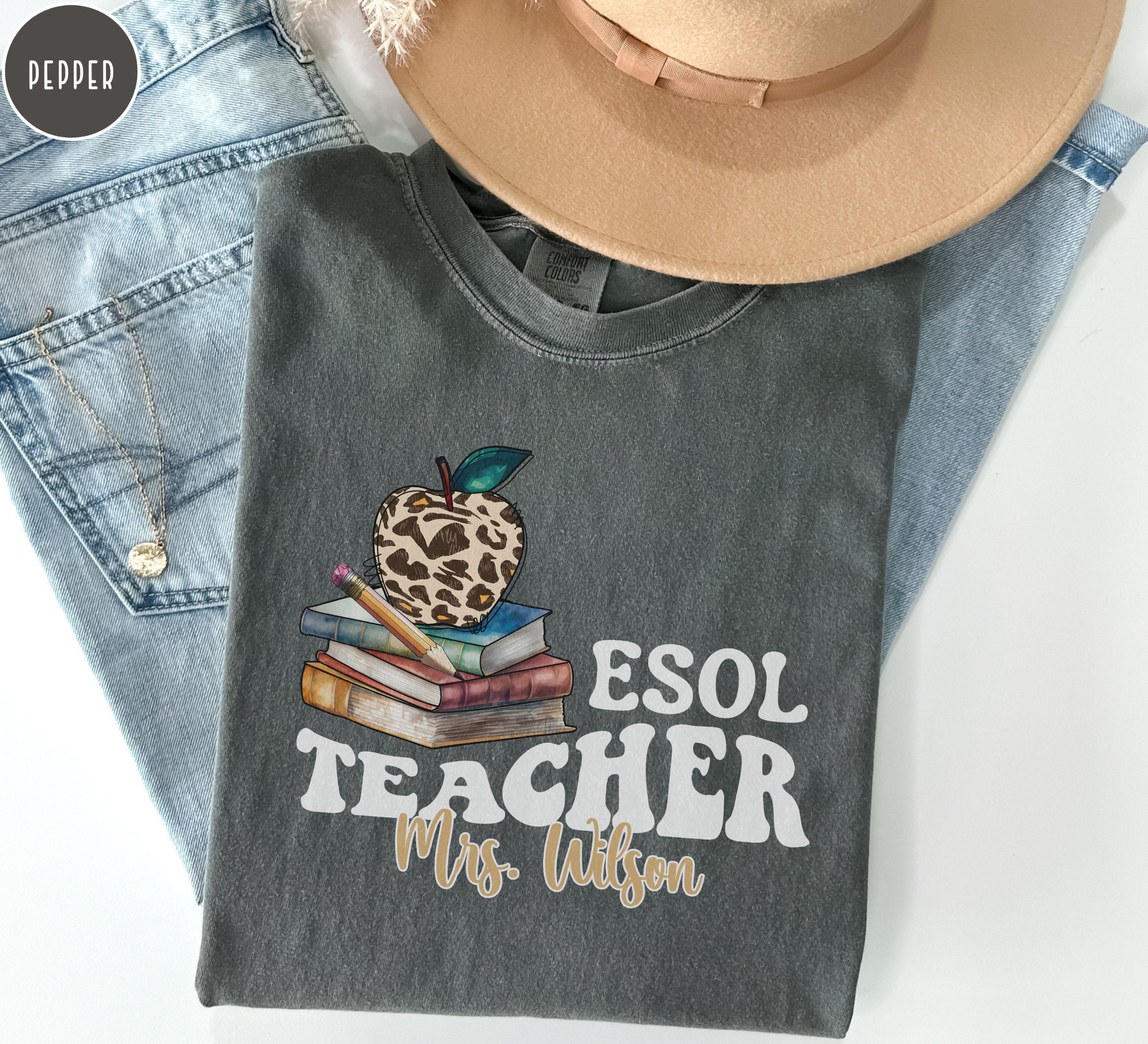 ESOL Teacher Shirt Bilingual Teacher Shirt Comfort Colors® - Etsy