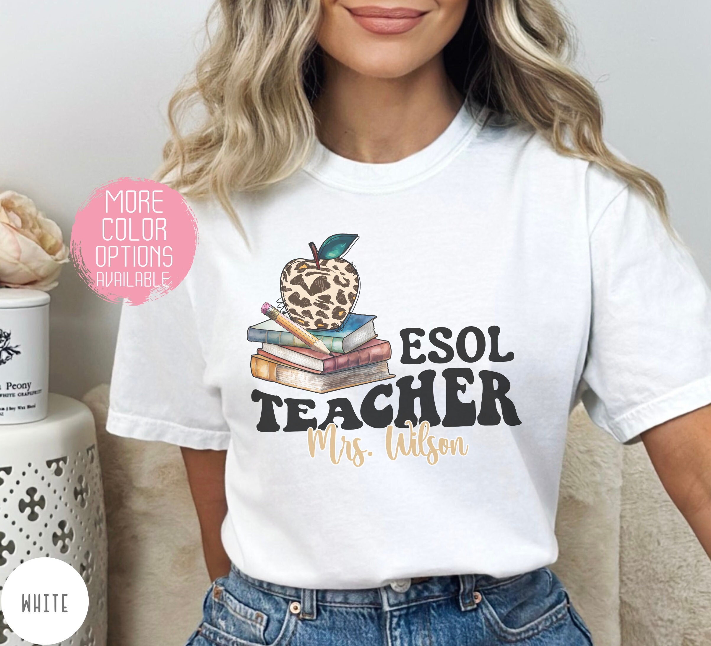 ESOL Teacher Shirt Bilingual Teacher Shirt Comfort Colors® - Etsy