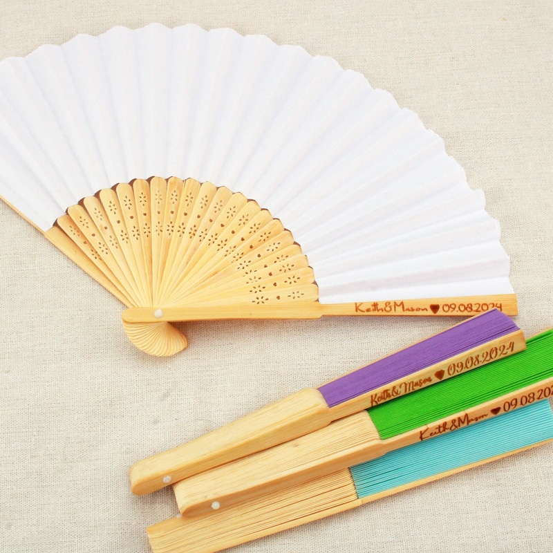 Custom Fan Wedding Favors - Etsy