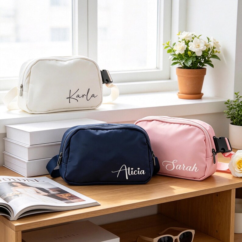 Personalized Fanny Pack With Name,custom Text or Logo,fanny Pack for ...