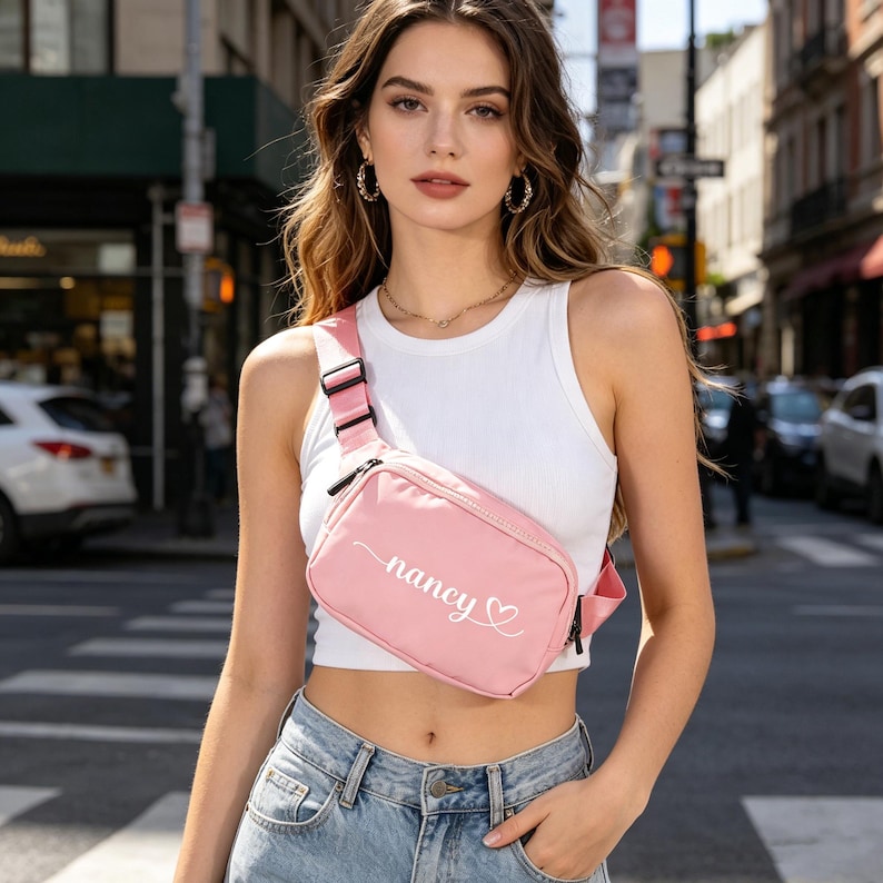 Personalized Fanny Pack With Name,custom Text or Logo,fanny Pack for ...