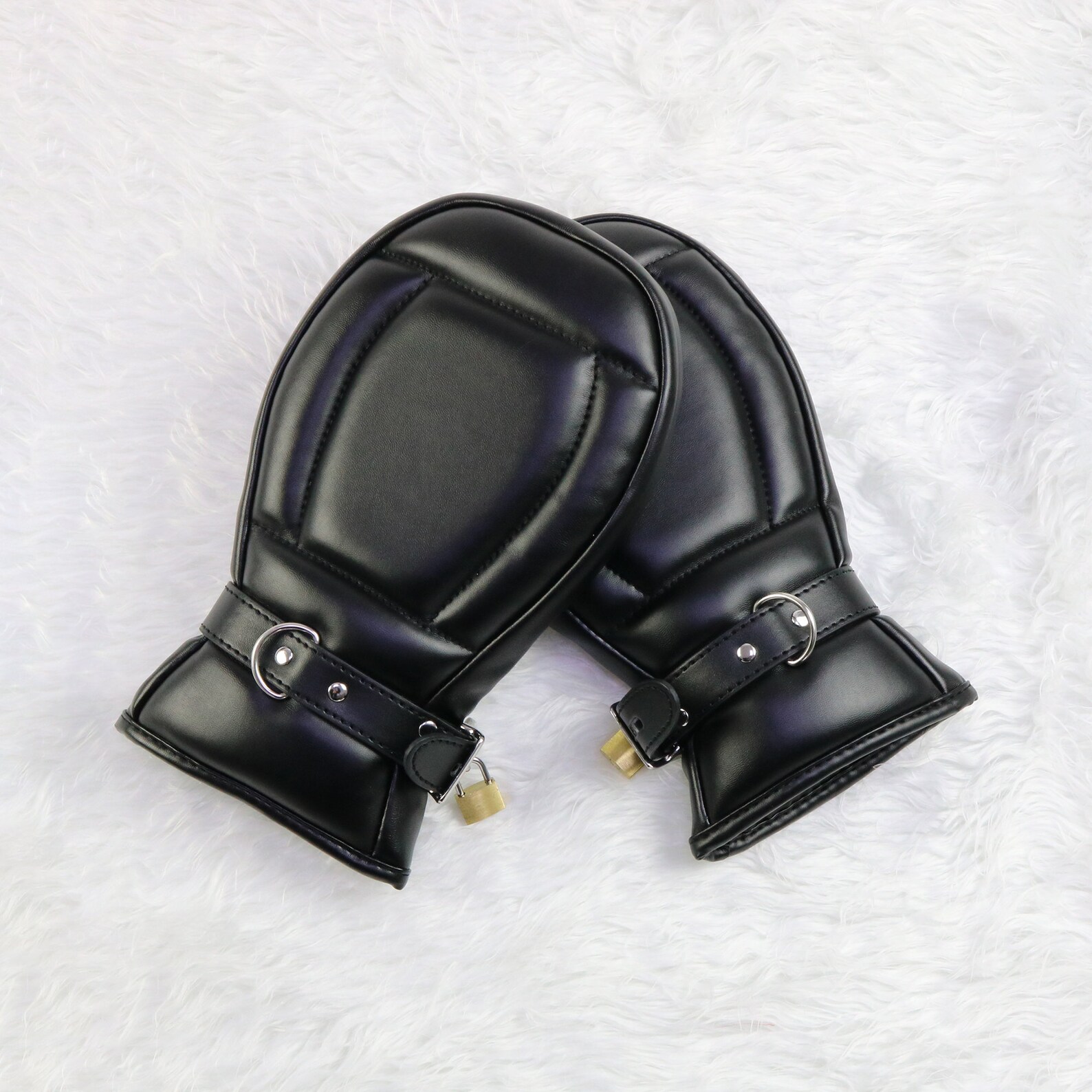 Padded Mittens Locking Slave Role Play Bondage Fetish | Etsy