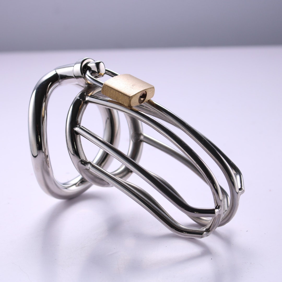 Stainless Chastity Device for Men Chastitycage Malemetal - Etsy