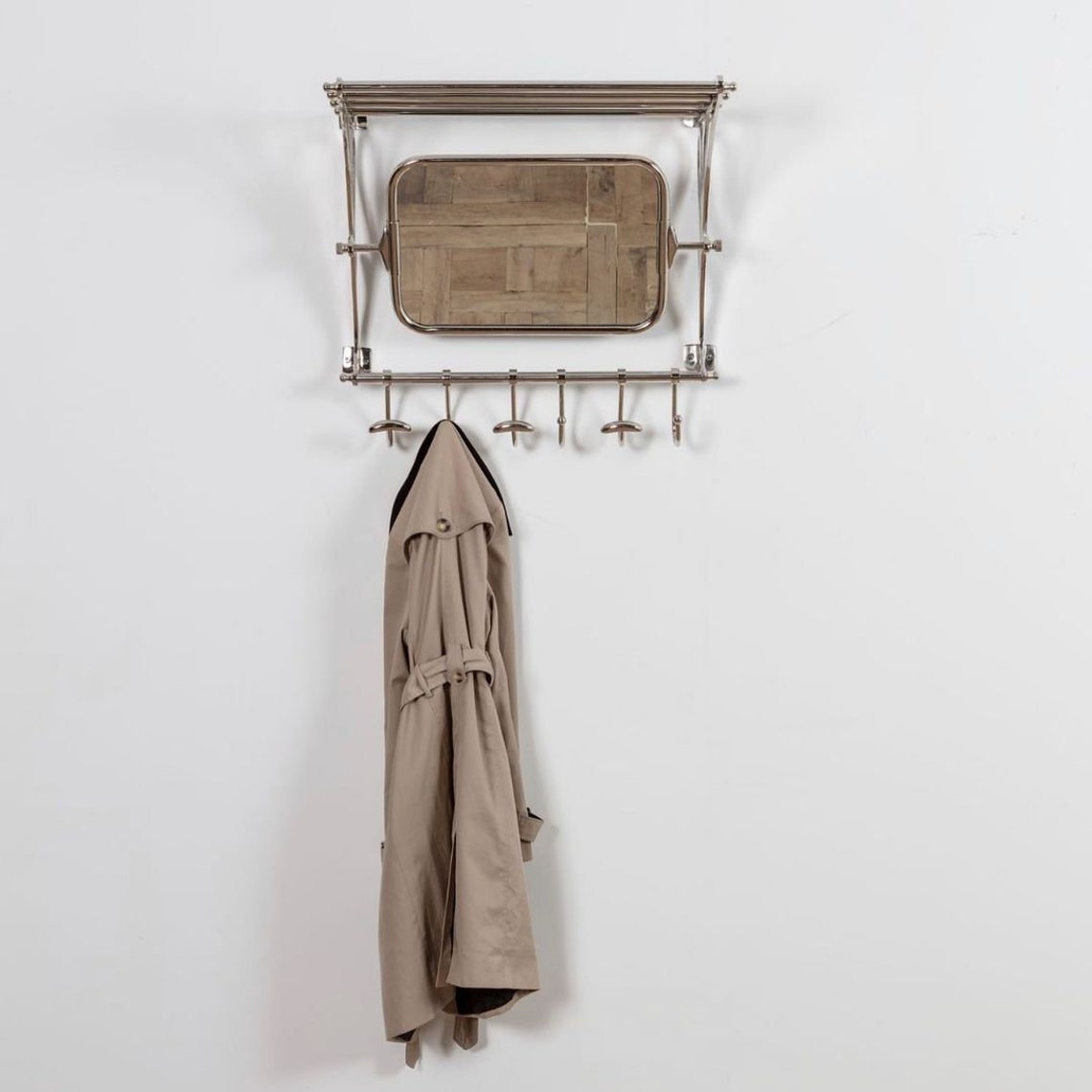 New Vintage Retro Style Train Hall Luggage Wall Mounted Rack | Etsy