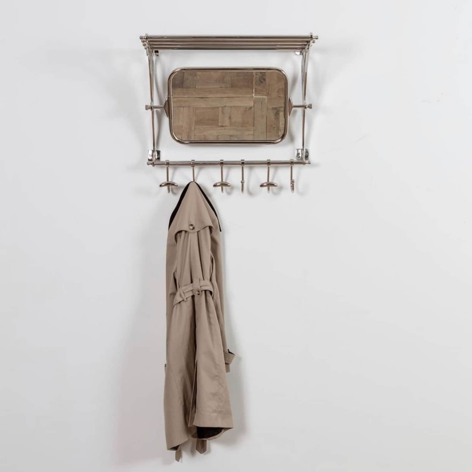 New Vintage Retro Style Train Hall Luggage Wall Mounted Rack | Etsy