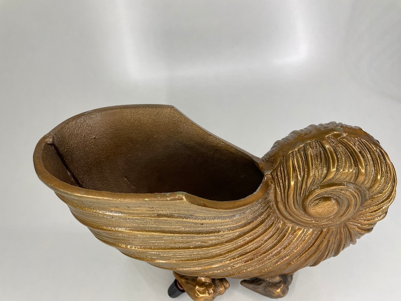 Nautilus Shell Planter Cachepot With Shell Feet Details Sea - Etsy