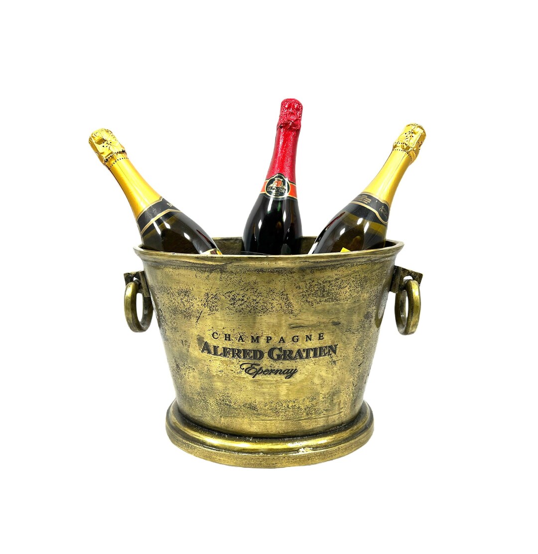 Oval Shaped Handmade Ice Bucket | DUTY FREE | Aluminium Casted ...