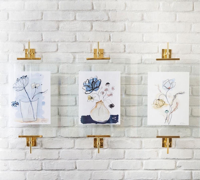 Wall Mounted Floating Photo Frames Art Display Picture Wall Decor - Etsy