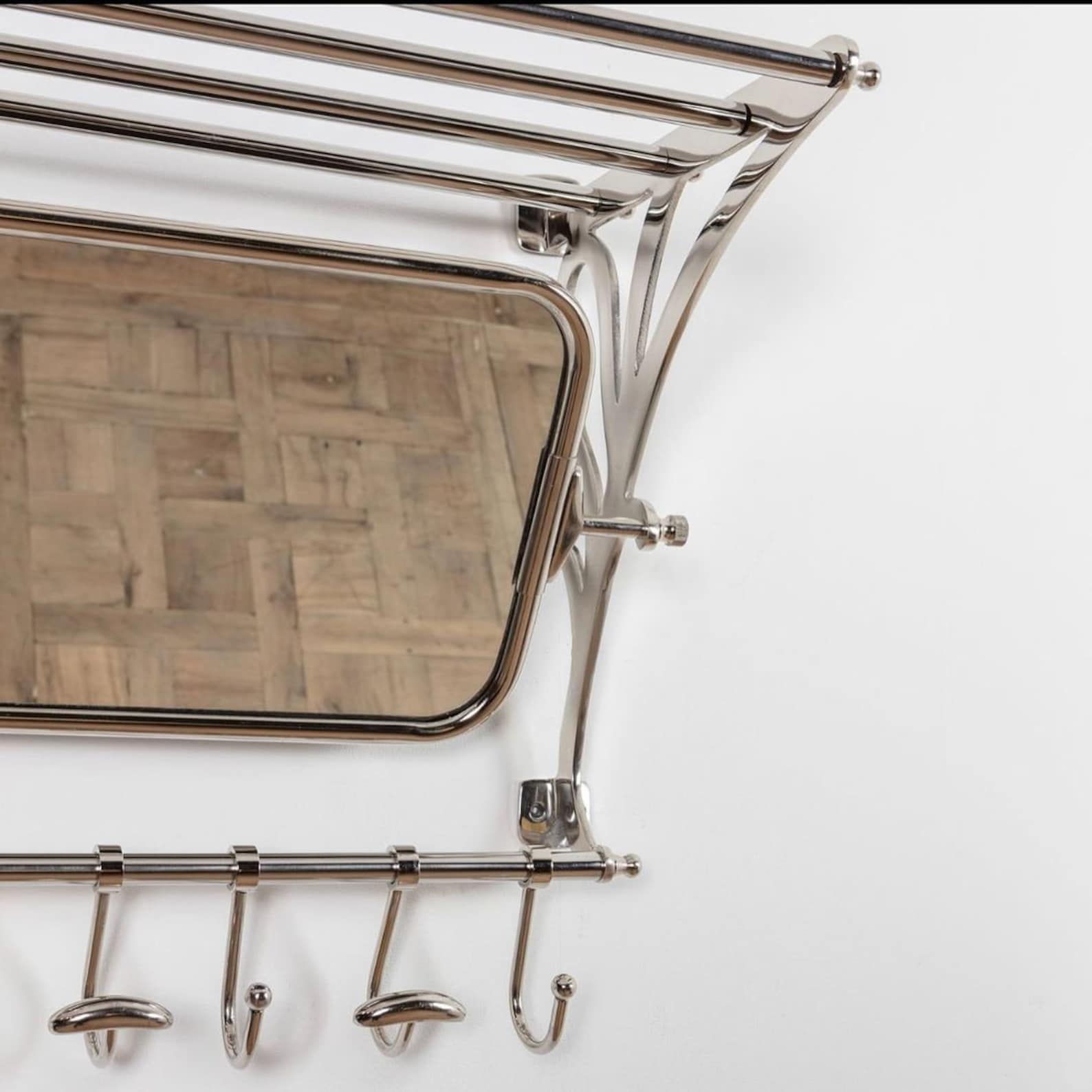 New Vintage Retro Style Train Hall Luggage Wall Mounted Rack | Etsy