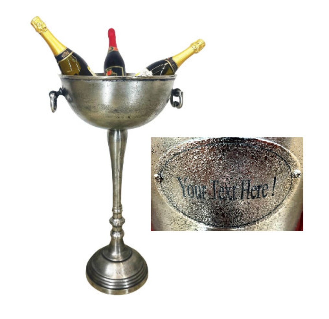 Aluminium Floor Standing Ice Bucket | Beverage Chiller, Barware - Etsy