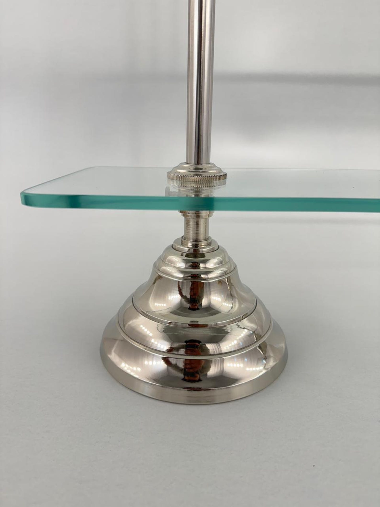 Glass Shelf Two-tier| Elegant Countertop Organizer | Bathroom, Kitchen ...