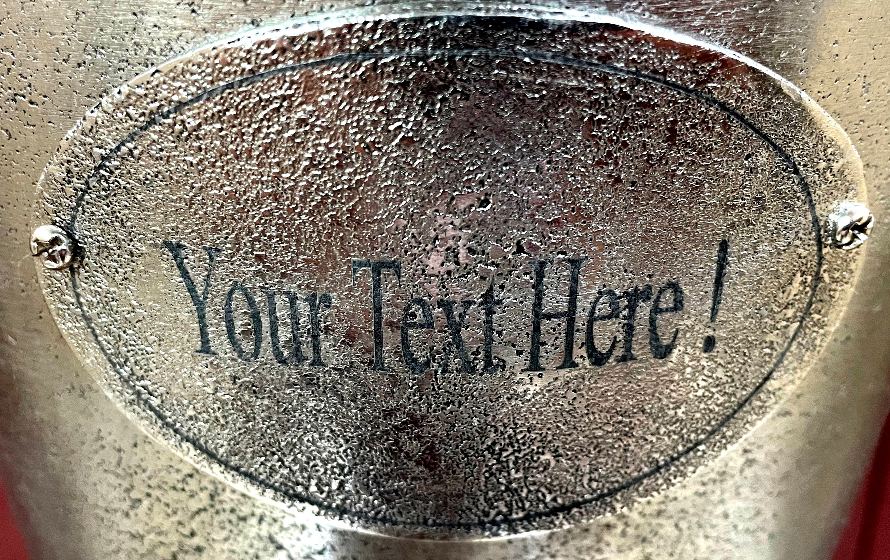 Personalized Gift Floor Standing Rustic Champagne Bucket - Etsy