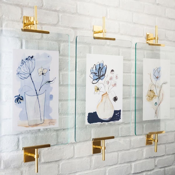 Clear Glass Picture Frames - Etsy