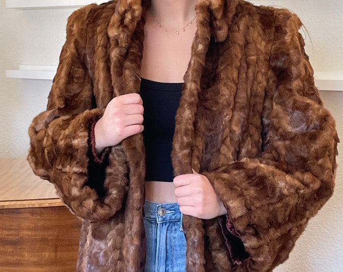 Vintage Mink Fur Coat Dayton Company Minneapolis Full Length Monogramed ...