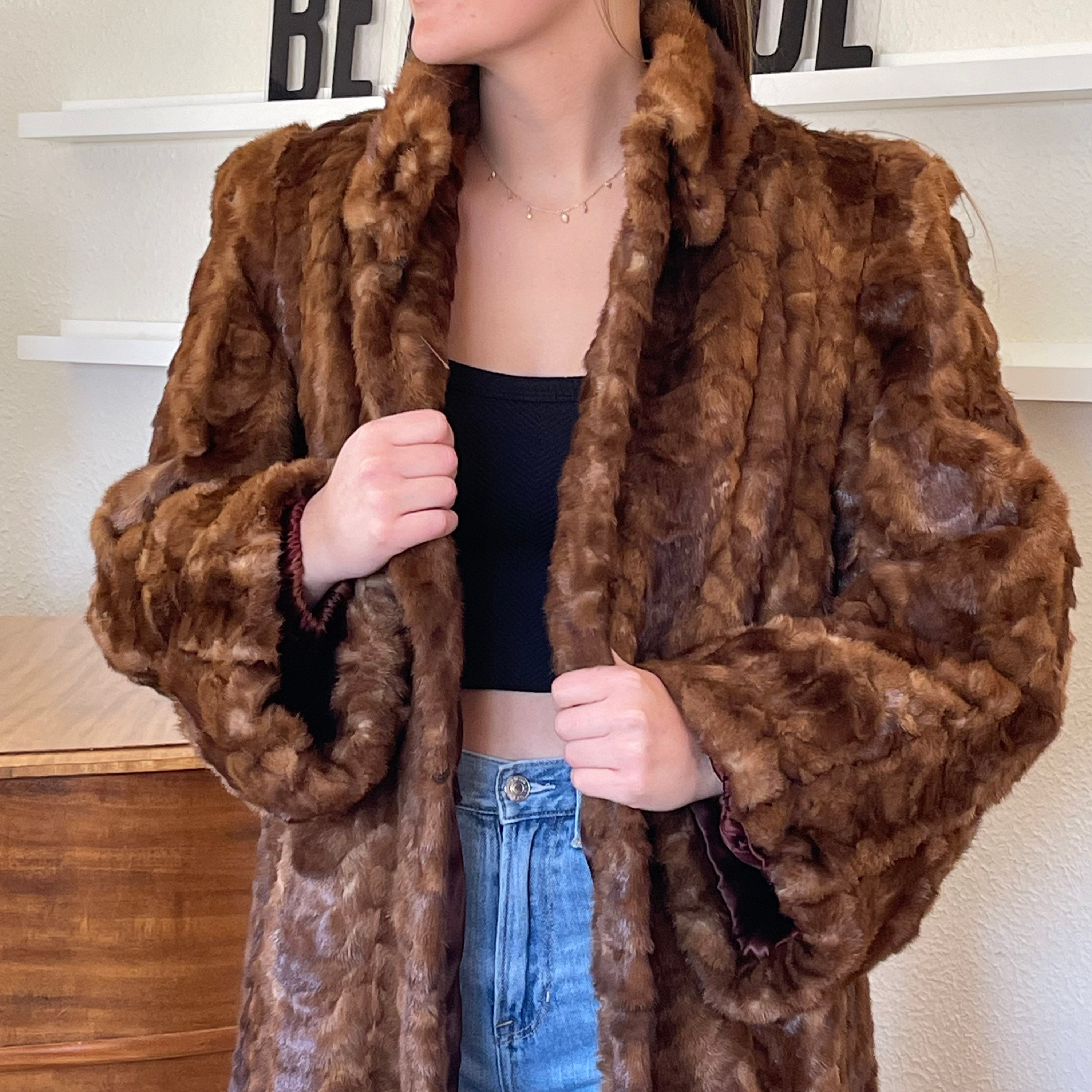 Vintage Mink Fur Coat Dayton Company Minneapolis Full Length - Etsy
