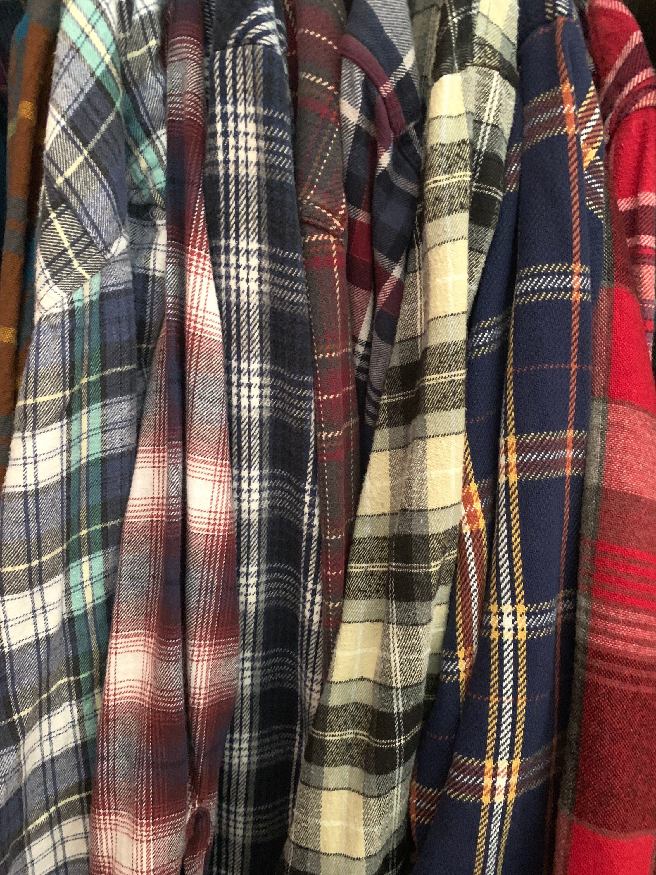 MYSTERY VINTAGE FLANNEL 90's Boho Style Oversized | Etsy